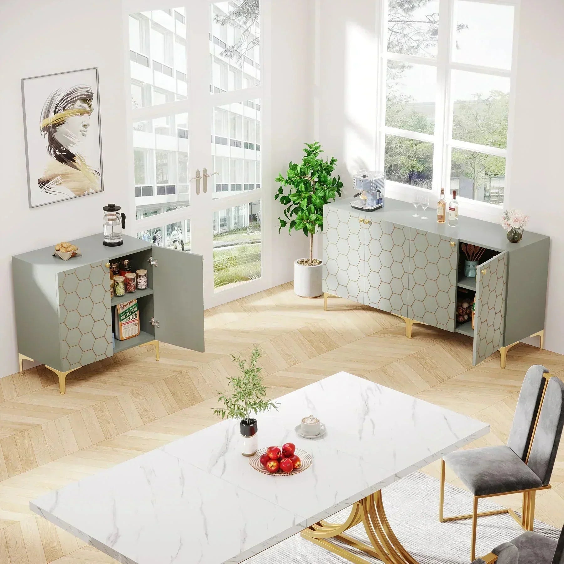 Sideboard vs. Console Table: Which One Suits Your British Home?-Tribesigns